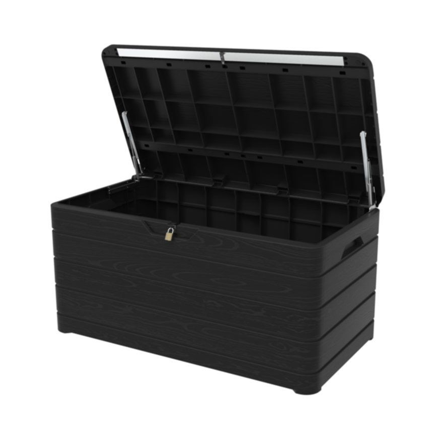 Coffre Jardin R sine Dolomiti 500l Anthracite LeKingStore